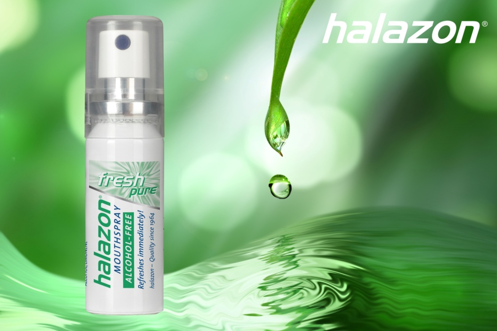 Освежающий спрей для полости рта Halazon Fresh — без спирта — OneDropOnly